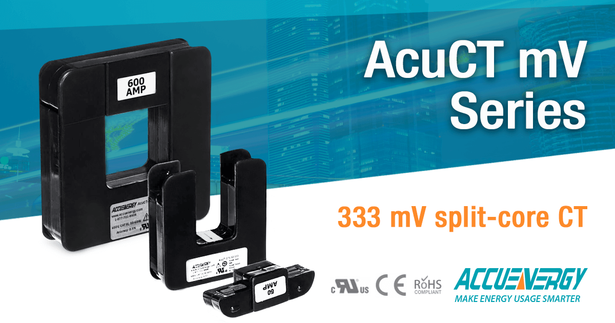 333mV Current Transformers - AcuCT mV Series | Accuenergy