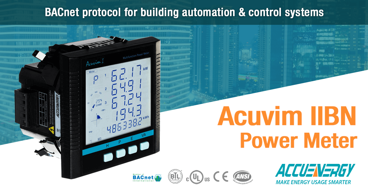 BACnet Power & Energy Meter - Acuvim IIBN Series | Accuenergy